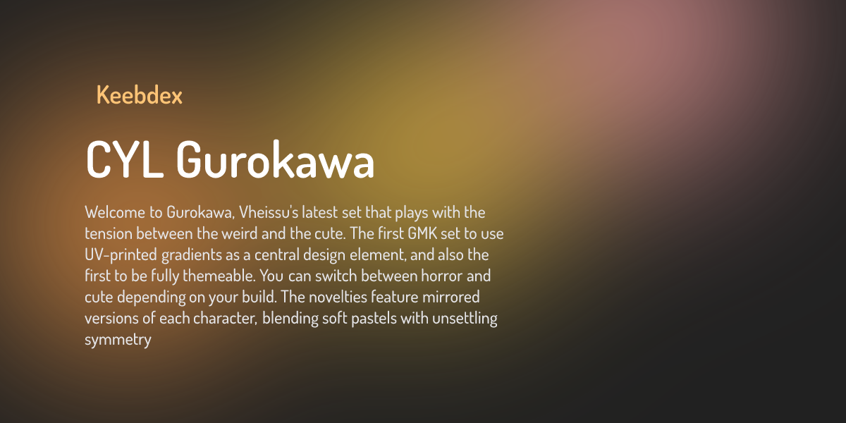 CYL Gurokawa - Keebdex